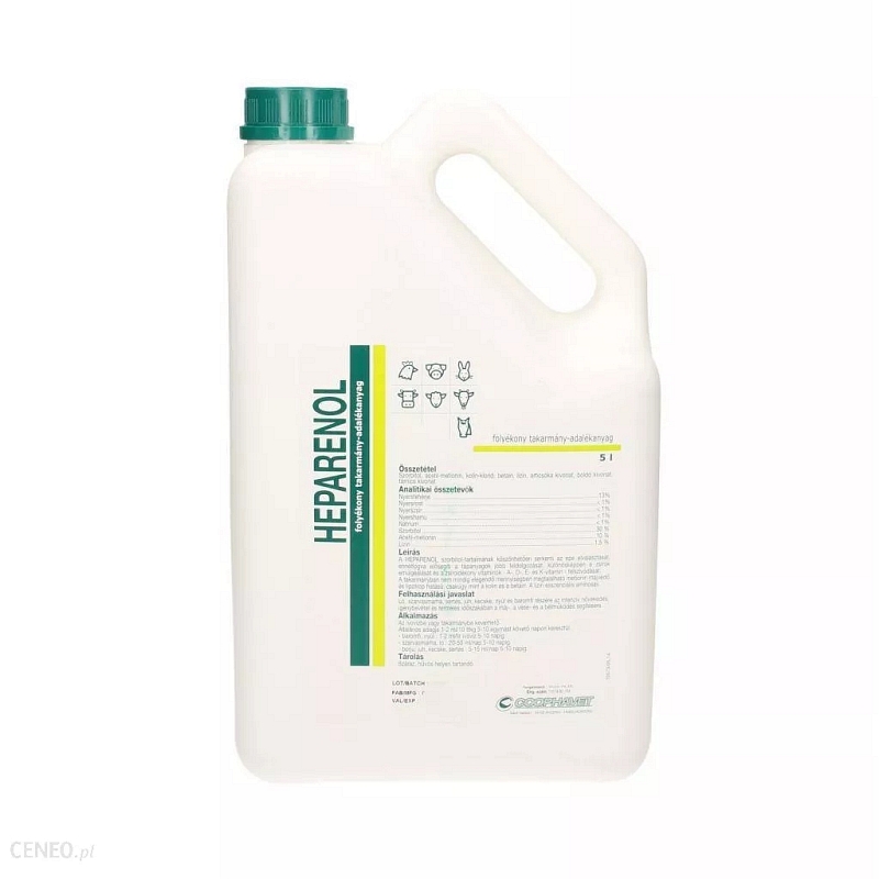 Heparenol 5 liter | Takarmánykiegészítők | Aminosavak és nyomelem ...