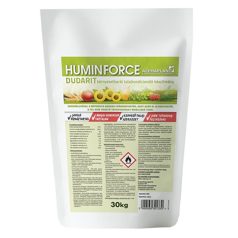 Humin Force Dudarit talajkondícionáló 30kg